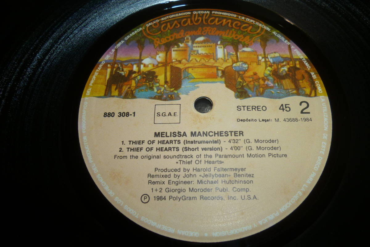 Yahoo!オークション - 哀愁HI-NRG ) 12” MELISSA MANCHESTER // THIEF...