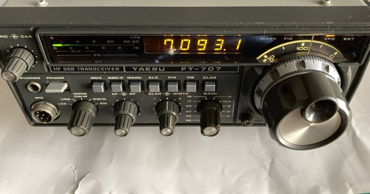 Yahoo!オークション - FT-707 YAESU 八重洲無線 100W機 11m X'tal 改造...