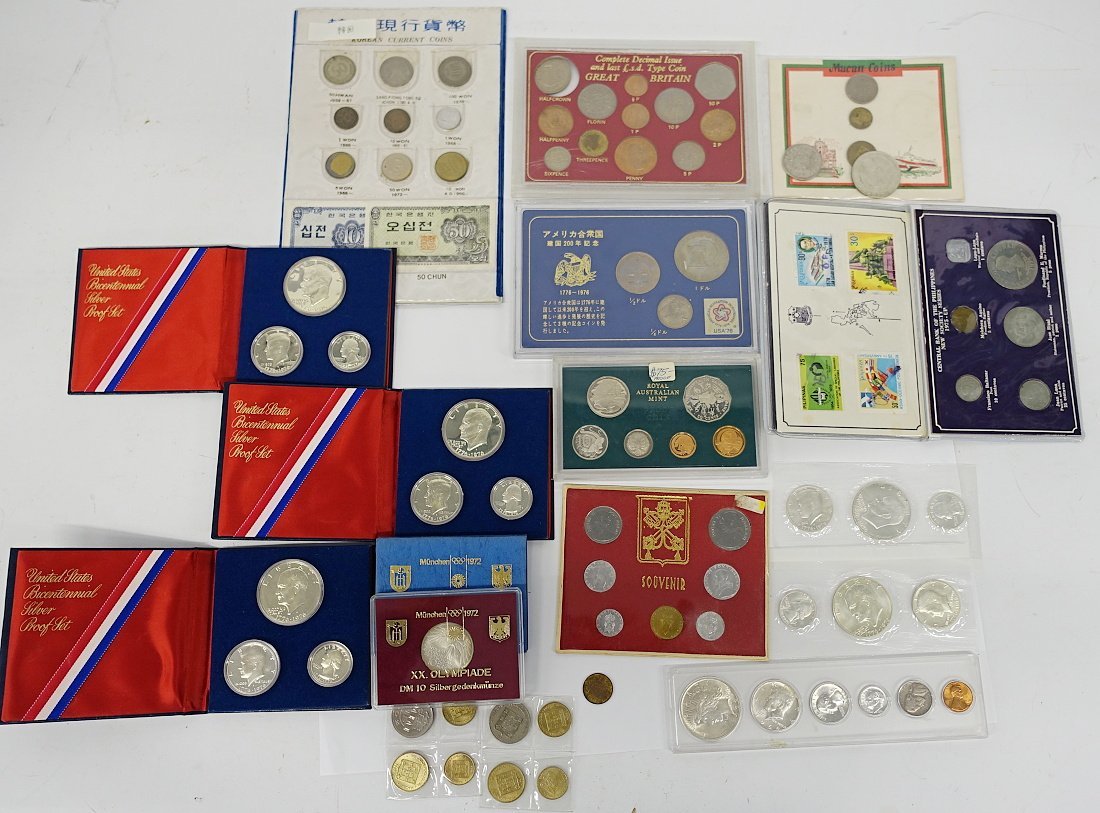 Yahoo!オークション - 1円～ おたからや C0510-23 世界のコインまとめ...