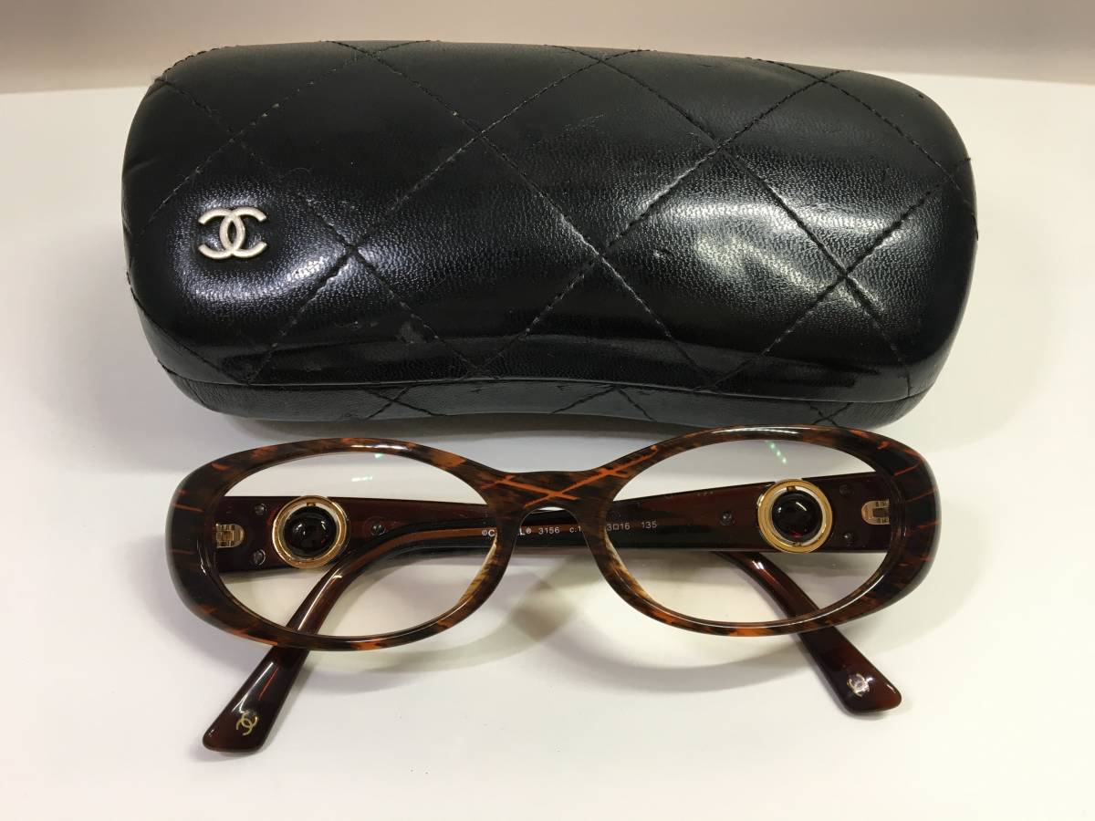 コン無料】正規美品 CHANEL シャネル 3156 c 1119 度入り べっ甲 コン無料】正規美品 CHANEL シャネル 3156 c 1119 度入り べっ甲