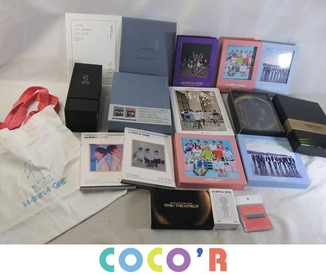 まとめ売り 品 韓流 Wanna One Premier Fan Con Blu Ray 他 ペンライト アルバム Cd 等 グッズセット