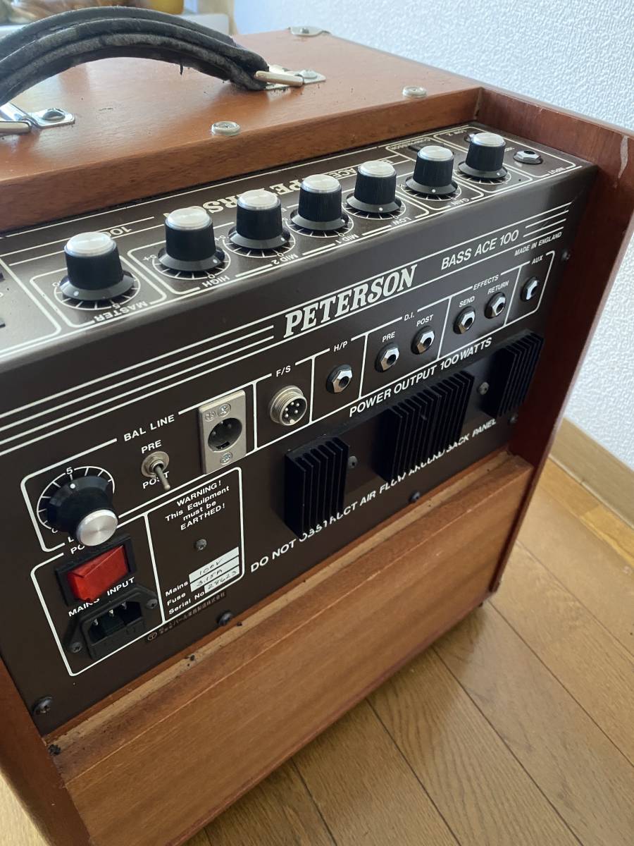 名器 激レア PETERSON BASS ACE 100 ELECTRO VOICE オーバーホール済み(コンボアンプ)｜売買されたオークション情報、yahooの商品情報をアーカイブ公開 ...
