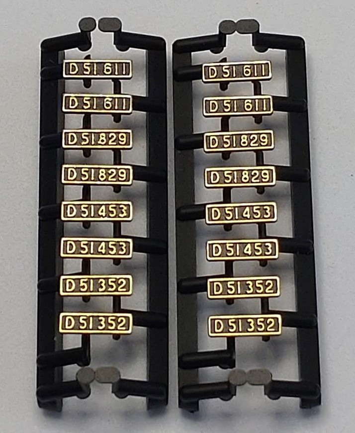 Yahoo!オークション - KATO D51 2016用 ナンバープレート