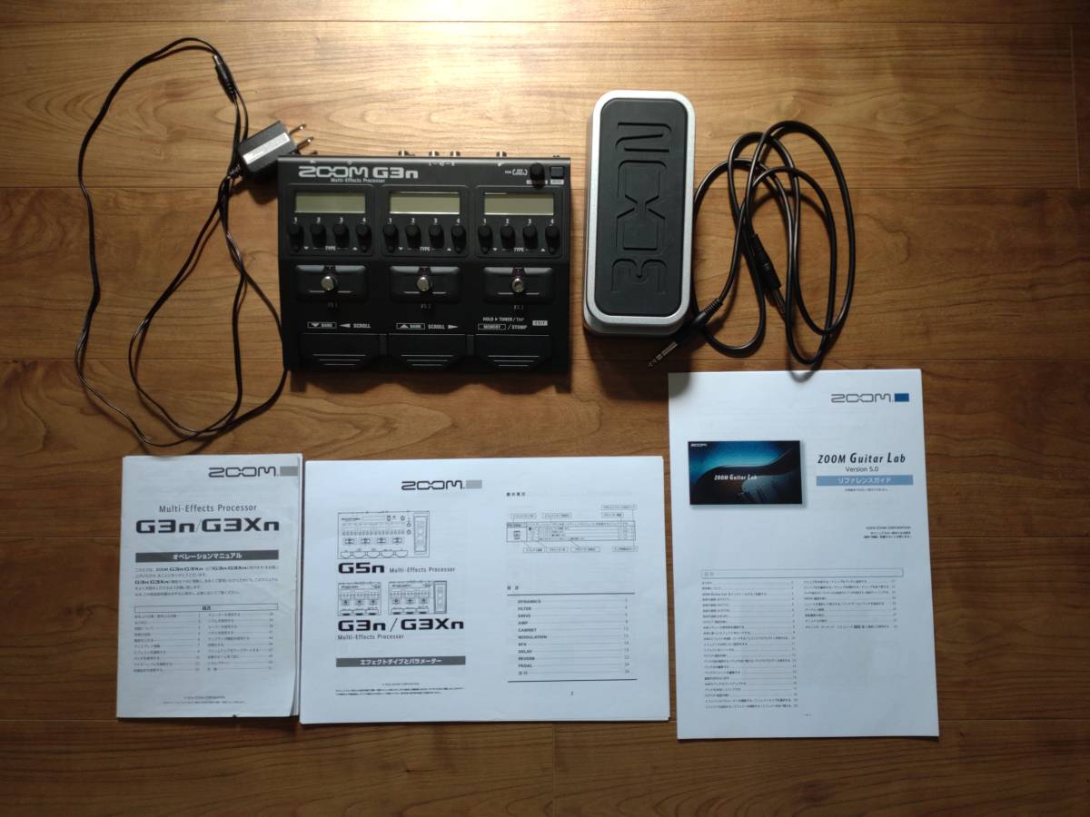 Yahoo!オークション - 【美品】ZOOM G3n（マルチエフェクター）＋FP02M...