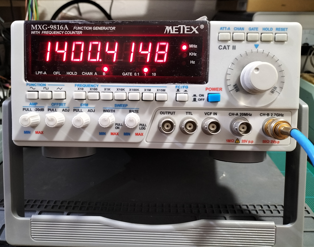 Yahoo!オークション - METEX周波数カウンター付ファンクションジェネレ...