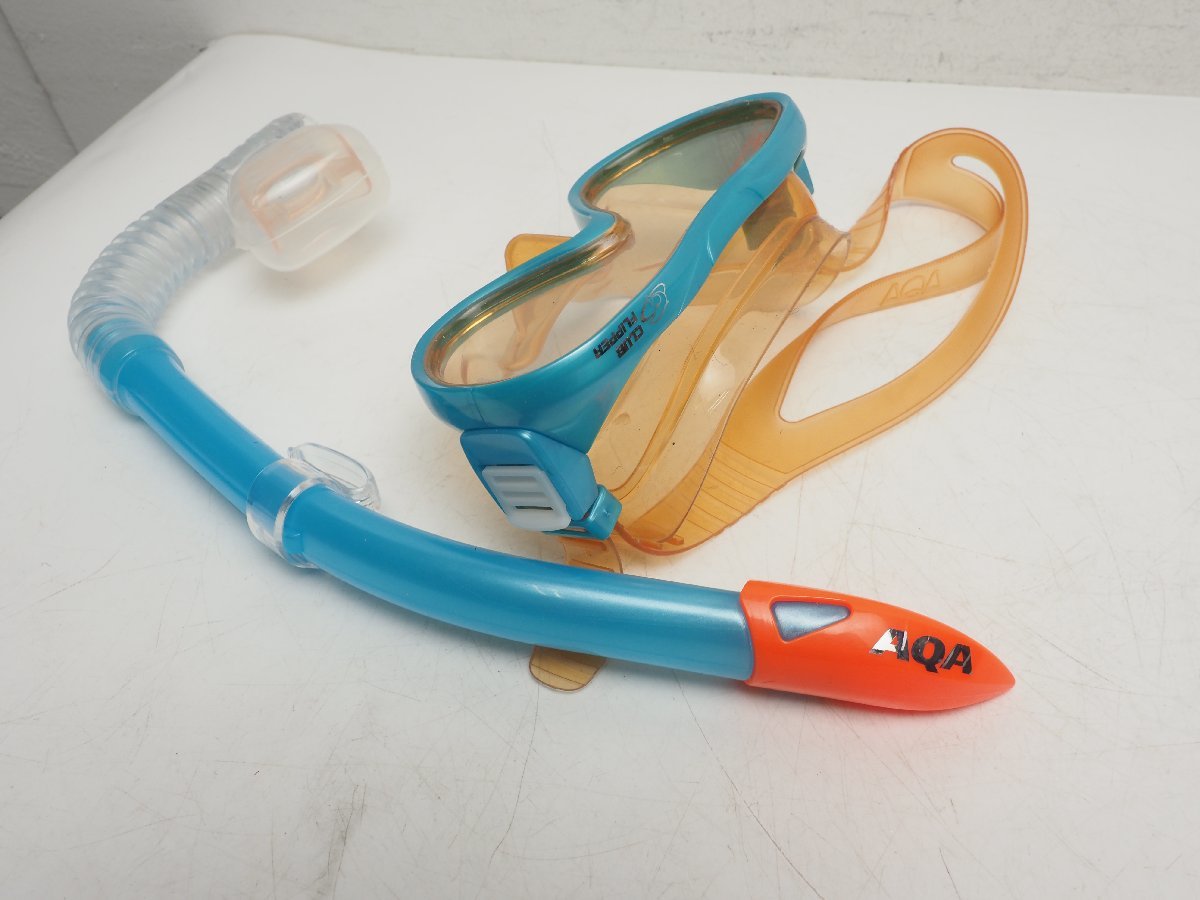 Yahoo!オークション - USED AQA エーキューエー キッズ用マスク＆スノ...