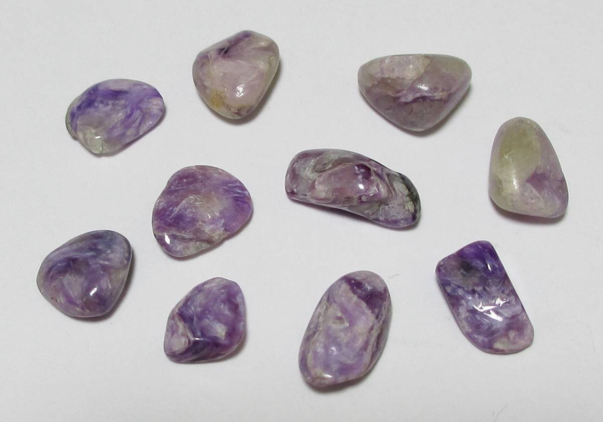 Yahoo!オークション - bzg 天然石ルース チャロアイト 10個セット 2...