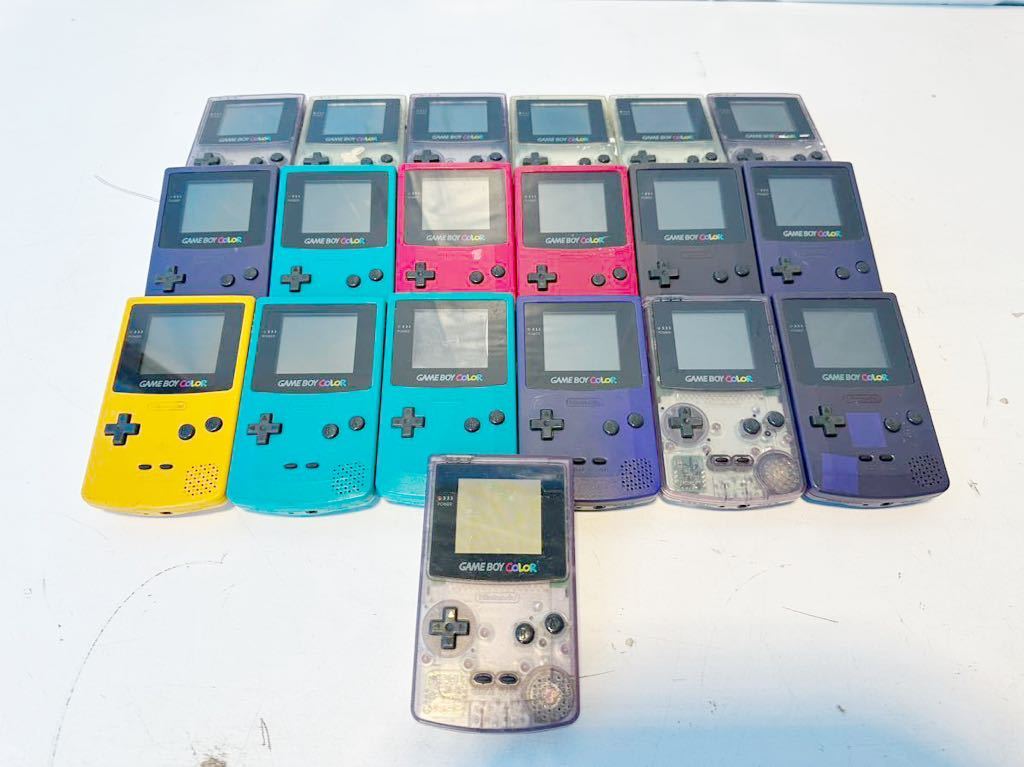 Yahoo!オークション - GBC ゲームボーイカラー 本体 CGB-001 まとめて1...
