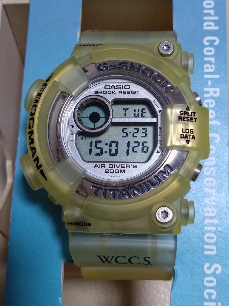 Yahoo!オークション - CASIO G-SHOCK WCCSフロッグマン DW-8201WC-8T ...
