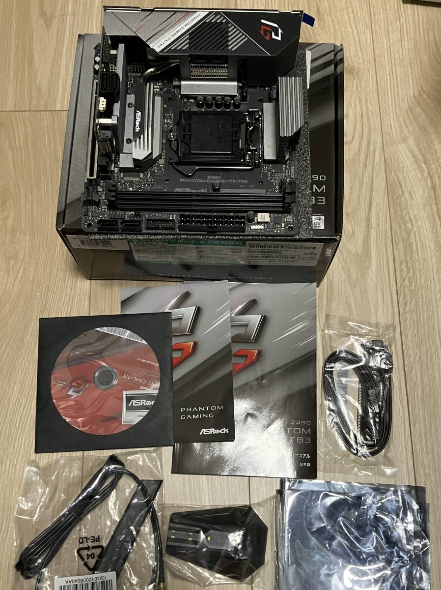 Yahoo!オークション - ASRock Z490 Phantom Gaming-ITX/TB3 マザーボー...