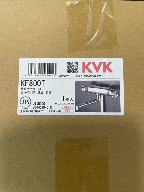 Yahoo!オークション - 新品・未使用品 KVK KF800T 壁付サーモ13 シャワ...