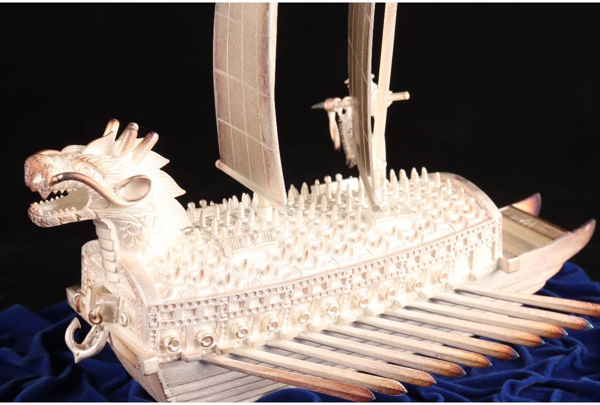 Yahoo!オークション - [URA]朝鮮美術/SILVER990/亀甲船置物/560g/7-5-2...