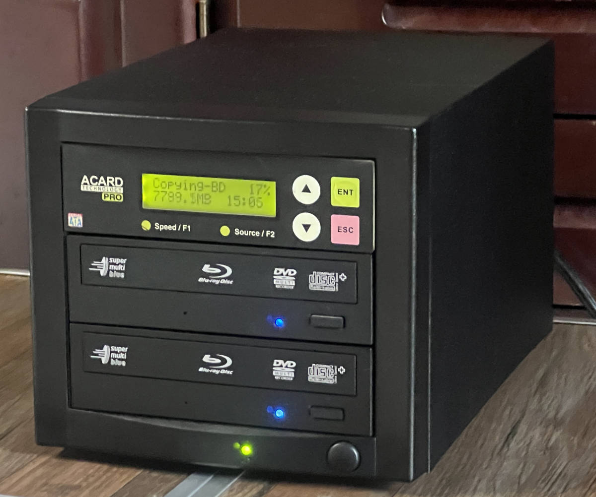 Yahoo!オークション - ACARD DVD・BDデュプリケーター/BDx2/動作品・証...