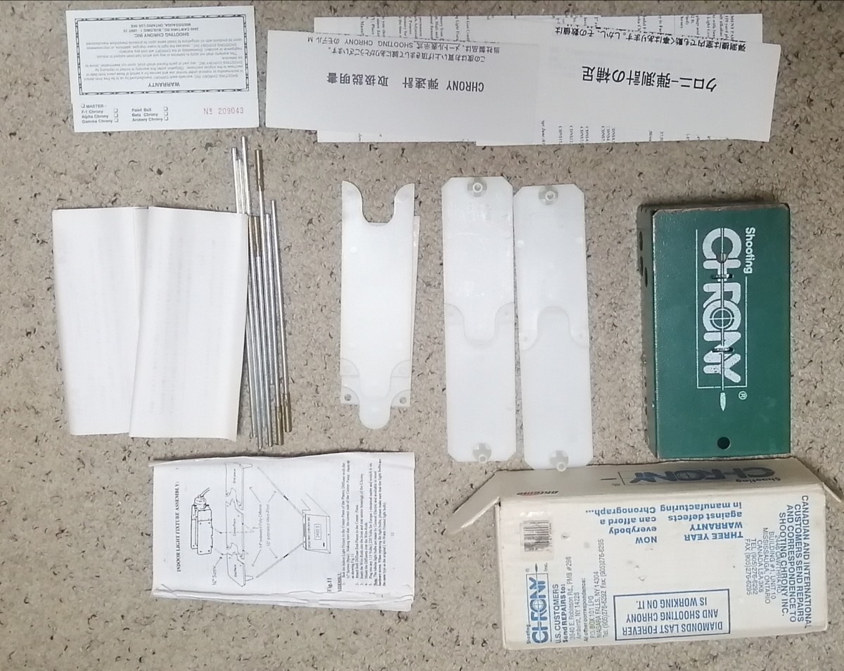 Yahoo!オークション - 弾速計 クローニー chrony 実銃対応