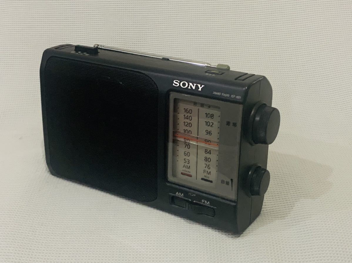 Yahoo!オークション - SONY AM / FM 2バンドラジオ ICF-801 ジャンク