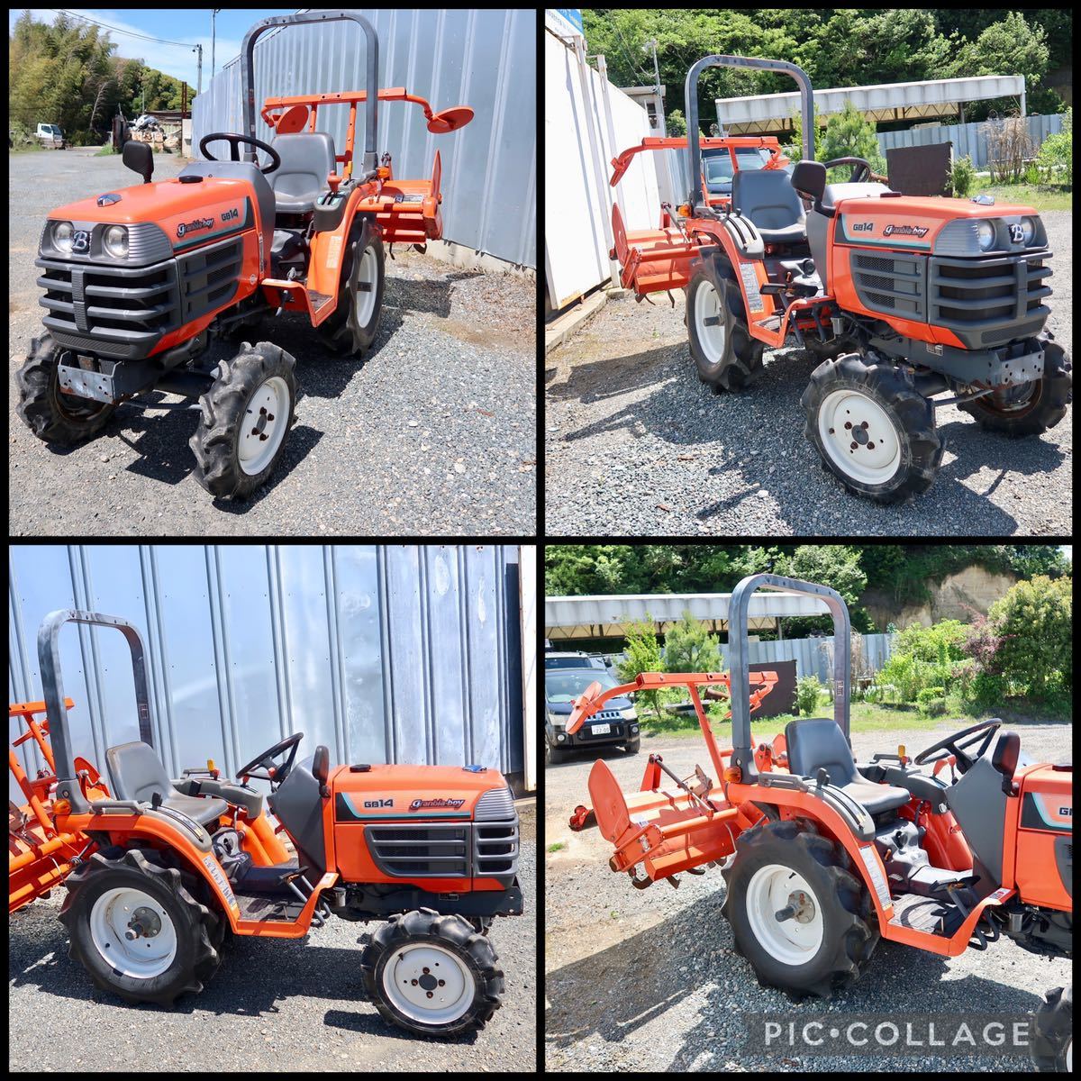 ☆ 14馬力 KUBOTA クボタ 4WD トラクター GB14ディーゼル☆ 670時間 ☆ 14馬力 KUBOTA クボタ 4WD トラクター GB14ディーゼル☆ 670時間