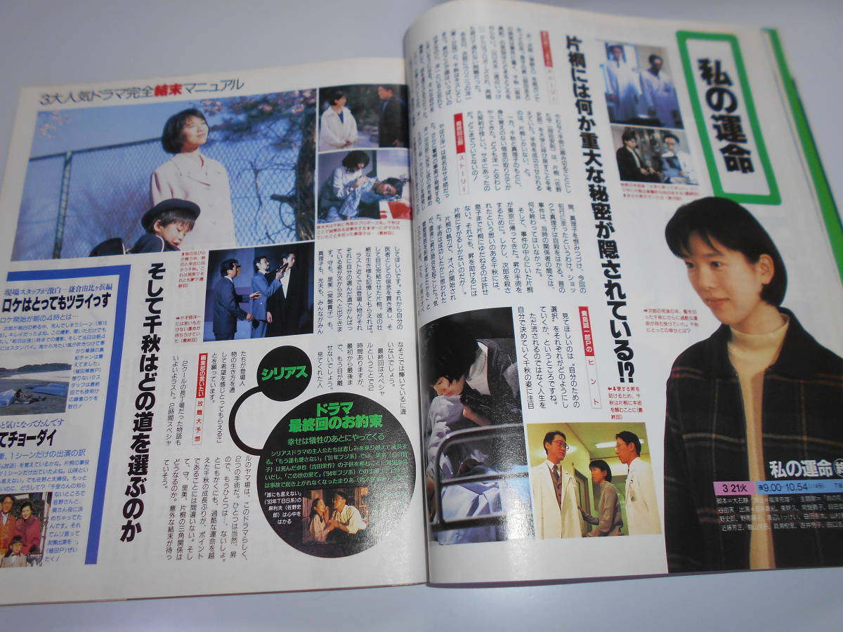 ザ テレビジョン 中部版 平成7年1995年324 12 中山美穂江口洋介石田ひかり高橋由美子赤井英和堂本剛財前直見木根尚登草彅剛ザ・テレビジョン|売買されたオークション