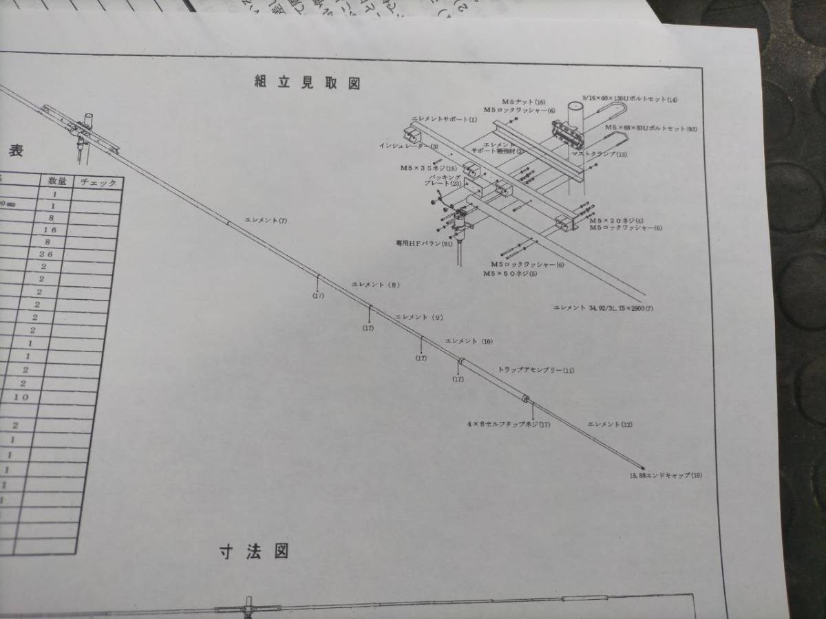 Yahoo!オークション - 7m 10m ナガラTD-3040 ロータリーダイポール な...