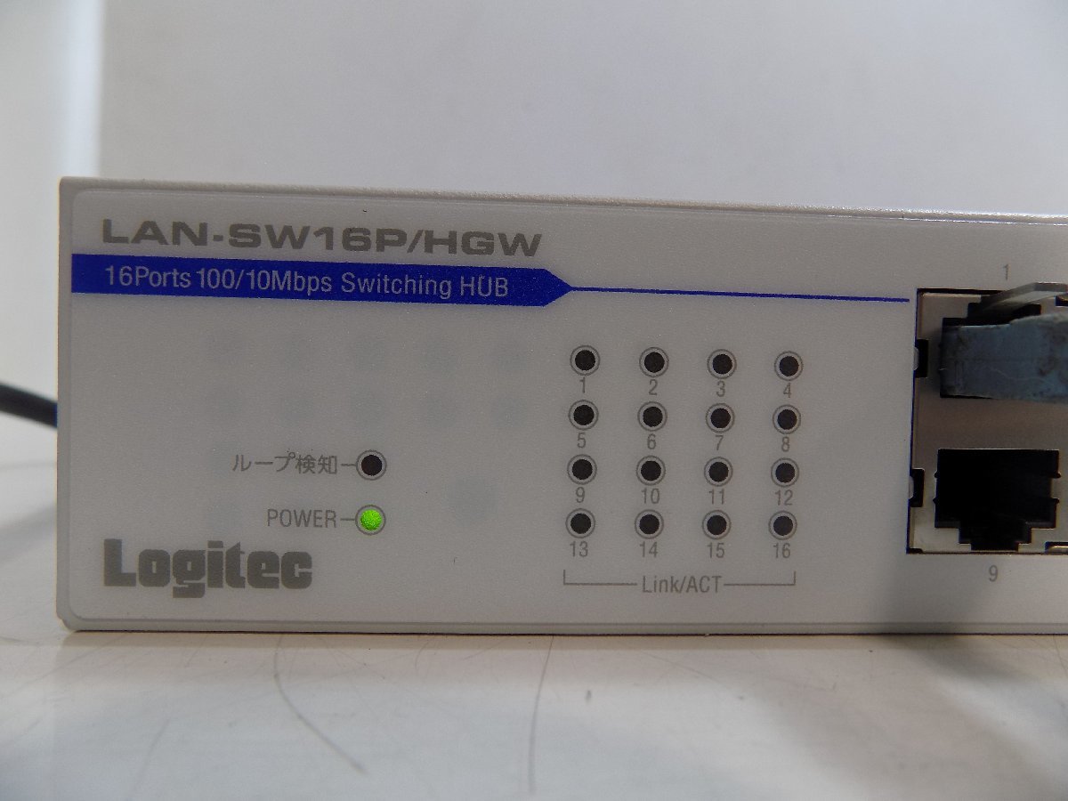 Yahoo!オークション - 動作品 ロジテック Logitec スイッチングハブ LA...