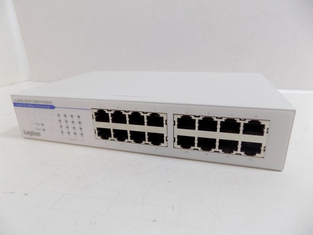 Yahoo!オークション - 動作品 ロジテック Logitec スイッチングハブ LA...