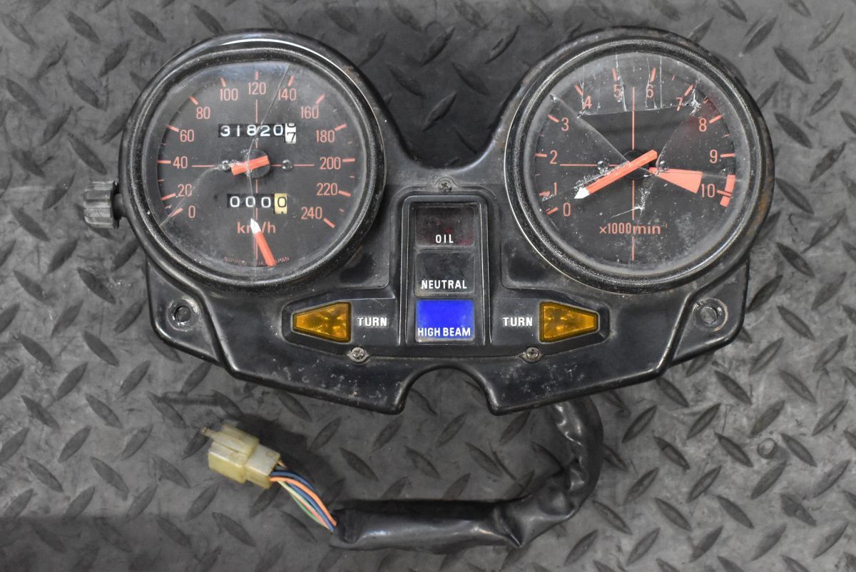 Yahoo!オークション - H306 当時物 純正 CB900F メーターASSY 0094 検)...