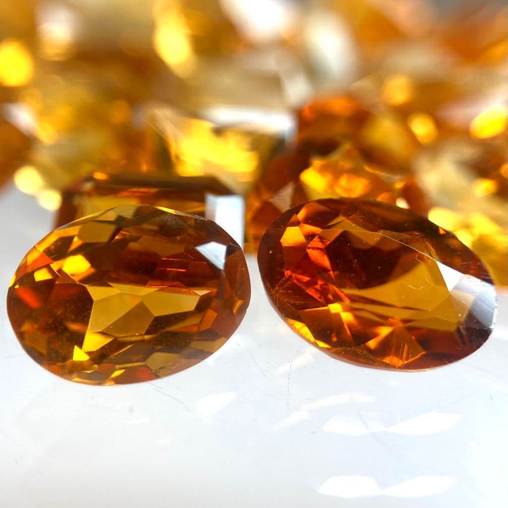 Yahoo!オークション - 大量 [天然シトリンおまとめ600ct]m ルース 裸...