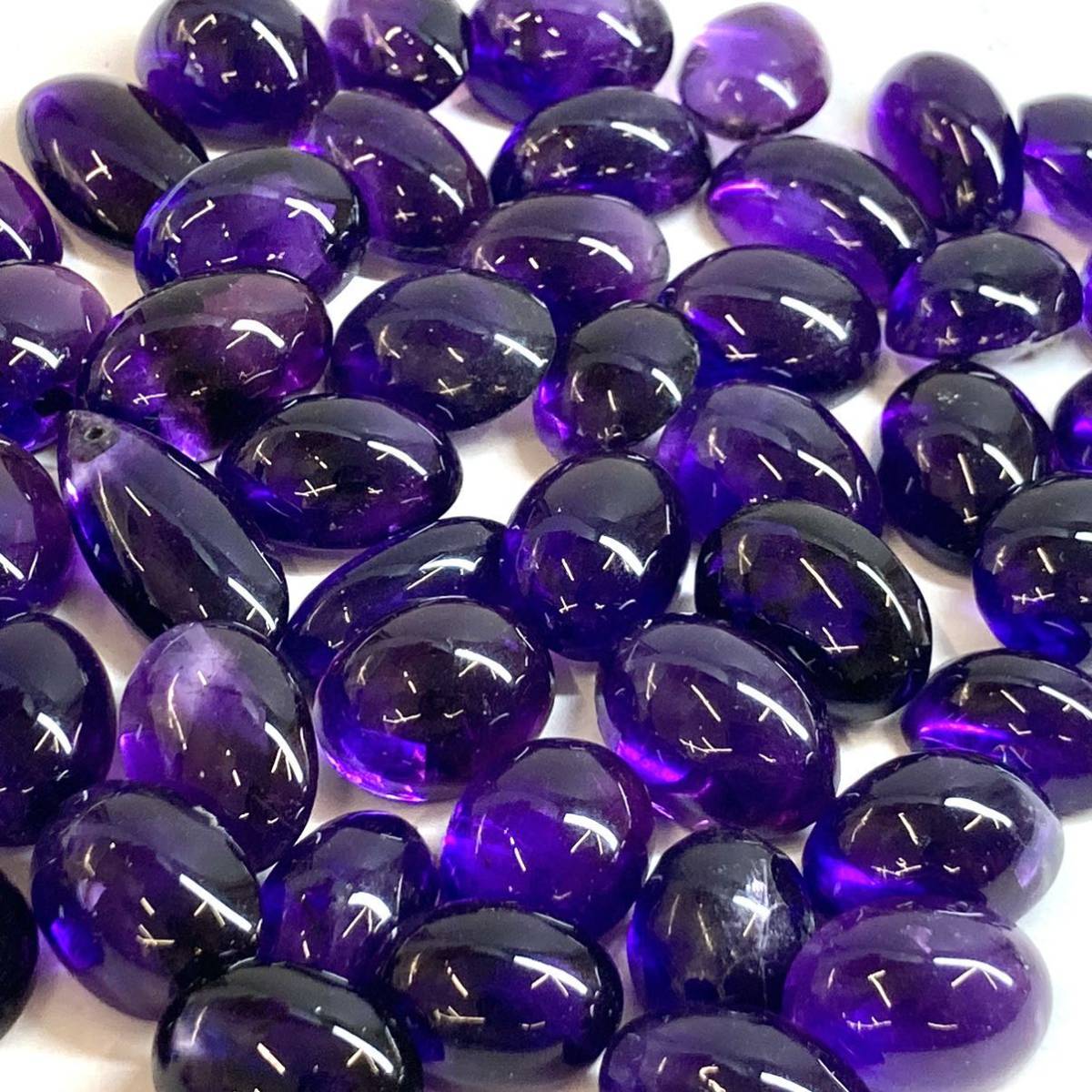 Yahoo!オークション - [天然アメジスト49点おまとめ600ct]J ルース ...