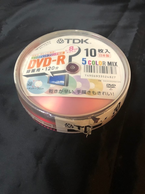 Yahoo!オークション - TDK DVD -R 10枚 録画用120分 1～8倍速 未使用