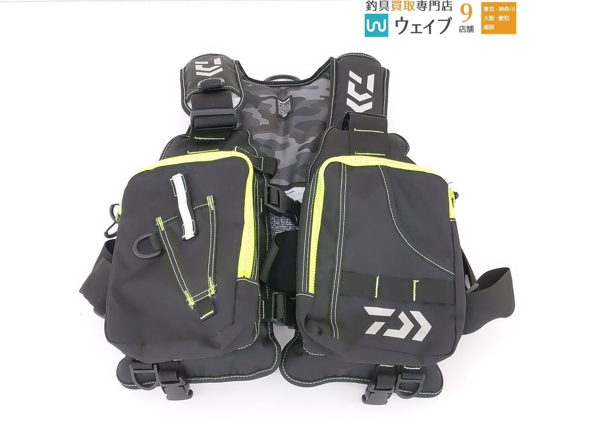 Yahoo!オークション - ダイワ ライトフロートゲームベスト DF-6406 ブ...