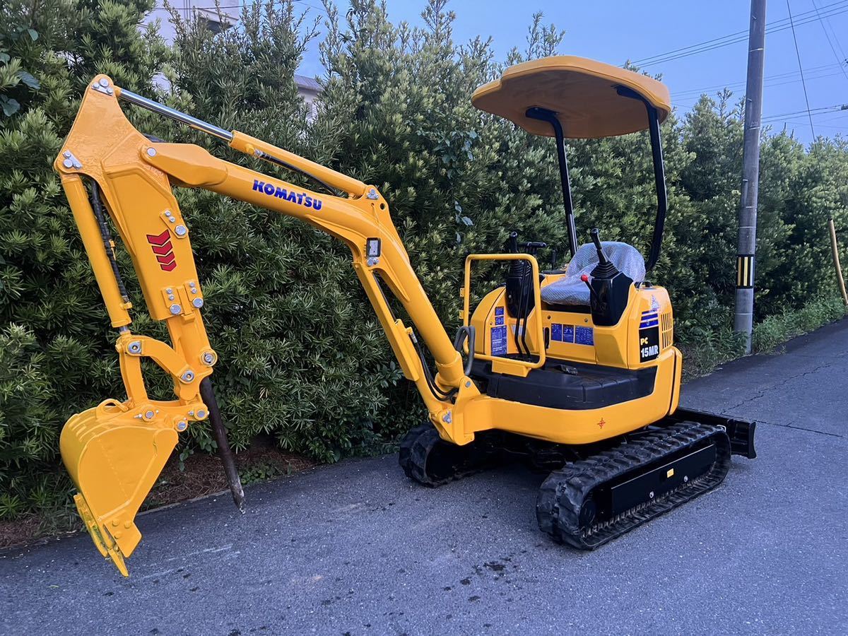 KOMATSU コマツ PC15MR-1 1.5トンクラス 1665時間 ブレーカー配管 可変脚仕様 倍速あり 油圧ショベル ユンボ ミニユンボ 愛知県(建設機械、重機)｜売買された ...