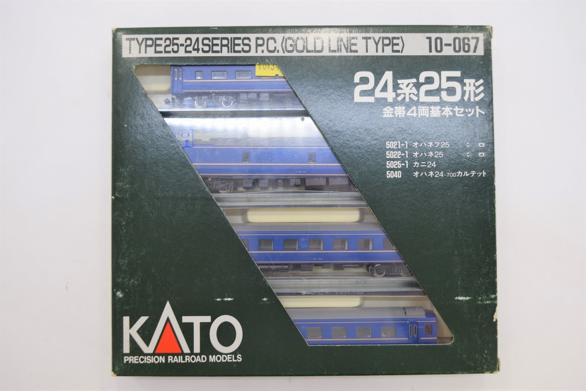 Yahoo!オークション - KATO カトー 24系25形 金帯4両基本セット 10-067...