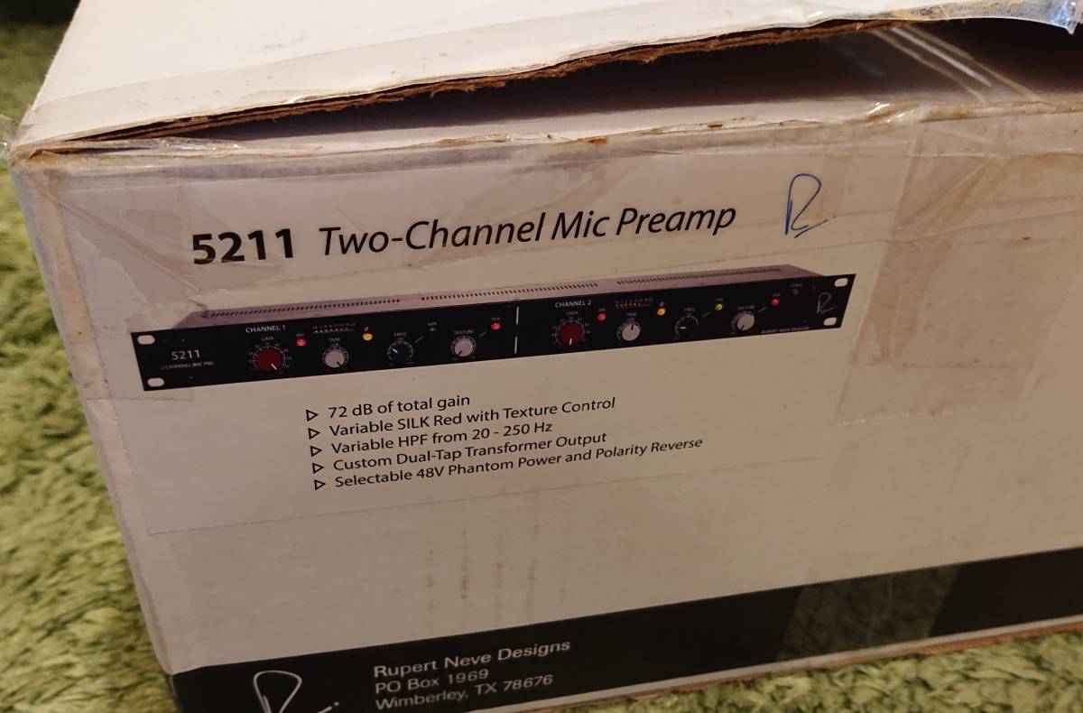 Yahoo!オークション - RUPERT NEVE DESIGNS 5211 マイクプリアンプ