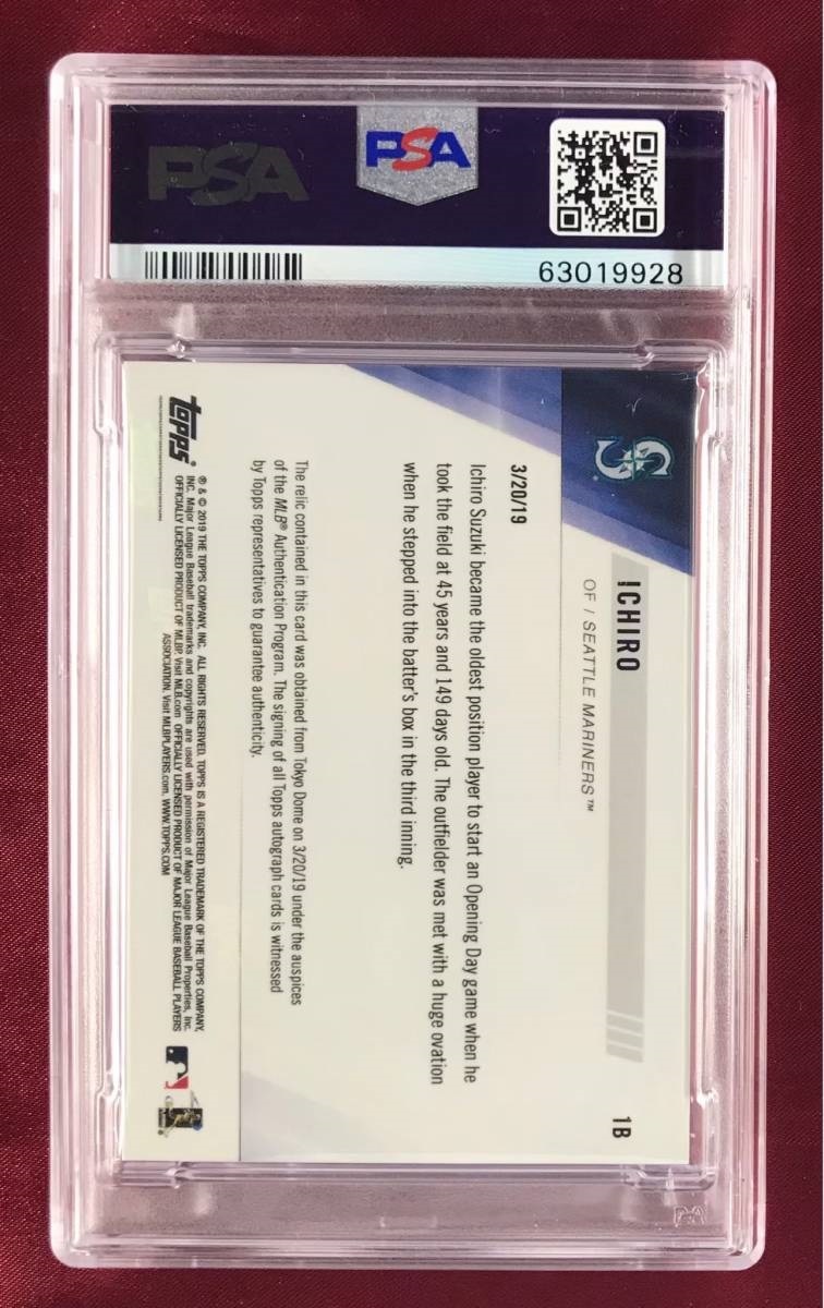 Yahoo!オークション - 【PSA8】イチロー サイン入り