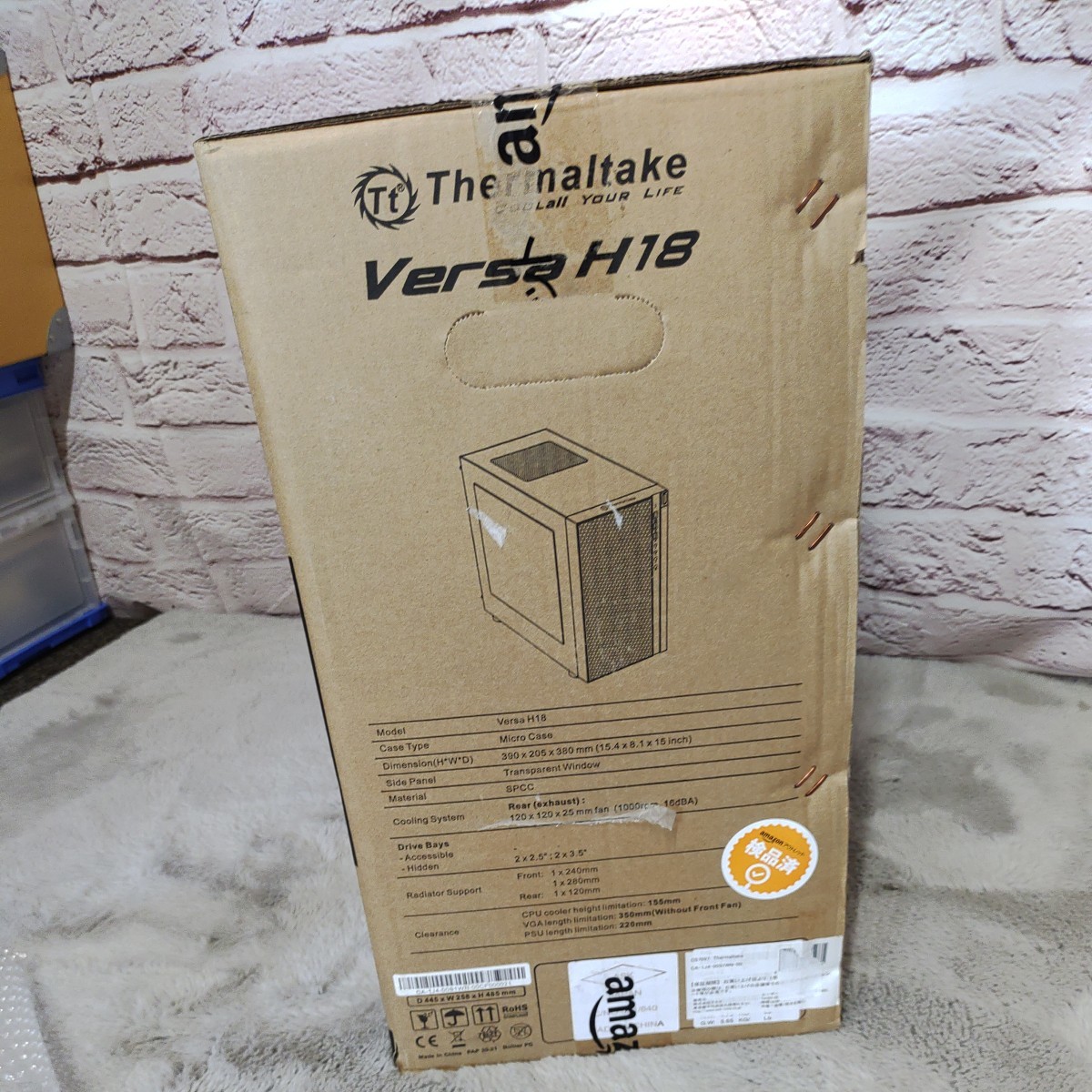 A051016 品 Thermaltake Versa H18 ミニタワー型 PCケースCA-1J4-00S1WN-00 訳あり品 サーマルテイク(その他)｜売買されたオークション情報 ...