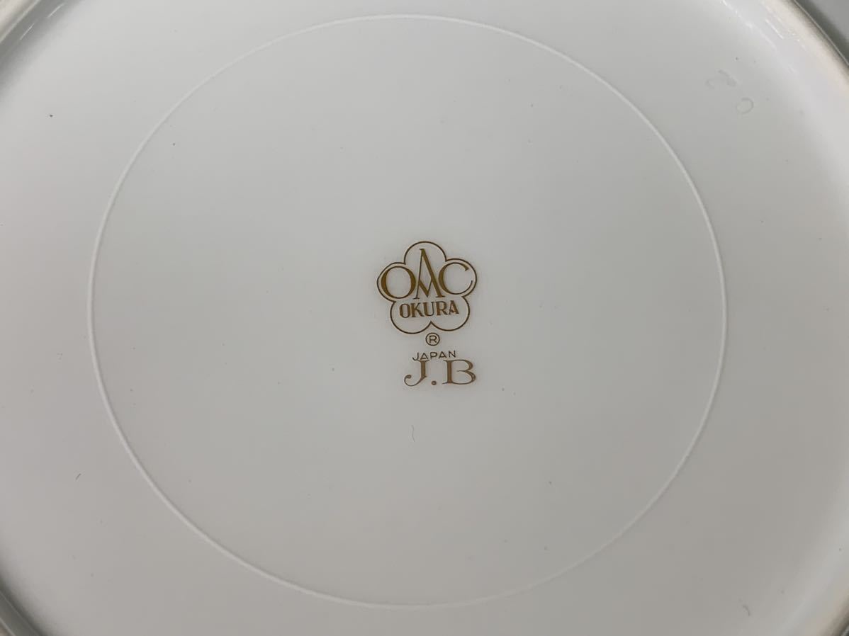 Yahoo!オークション - K132 【 OKURA 大倉陶園 呉須更紗 プレート 3枚 ...