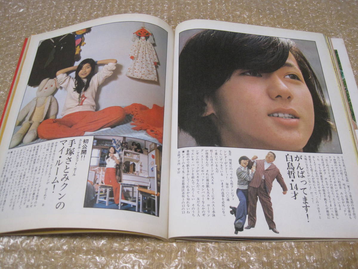 Yahoo!オークション - 明星 1975年 6月号 ずうとるび JJS 片平なぎさ ...