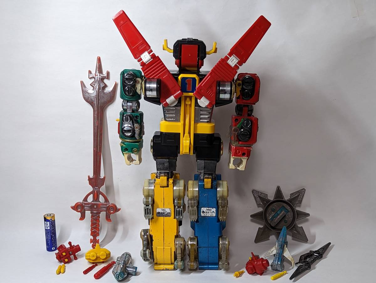 ポピー 世界のDX超合金 未来獣合体 百獣王ゴライオン GB-36 当時物 5点セット 十王剣 スペースカッター ソード ミサイル付属 3438(超合金)｜売買されたオークション情報 ...