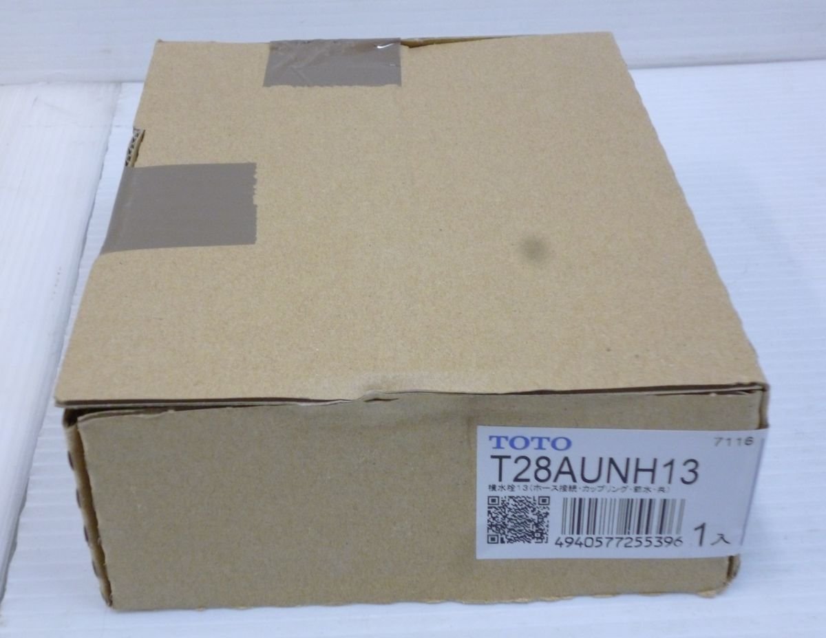 Yahoo!オークション - 【未使用】 TOTO ホース接続型横水栓(接続ねじ径...