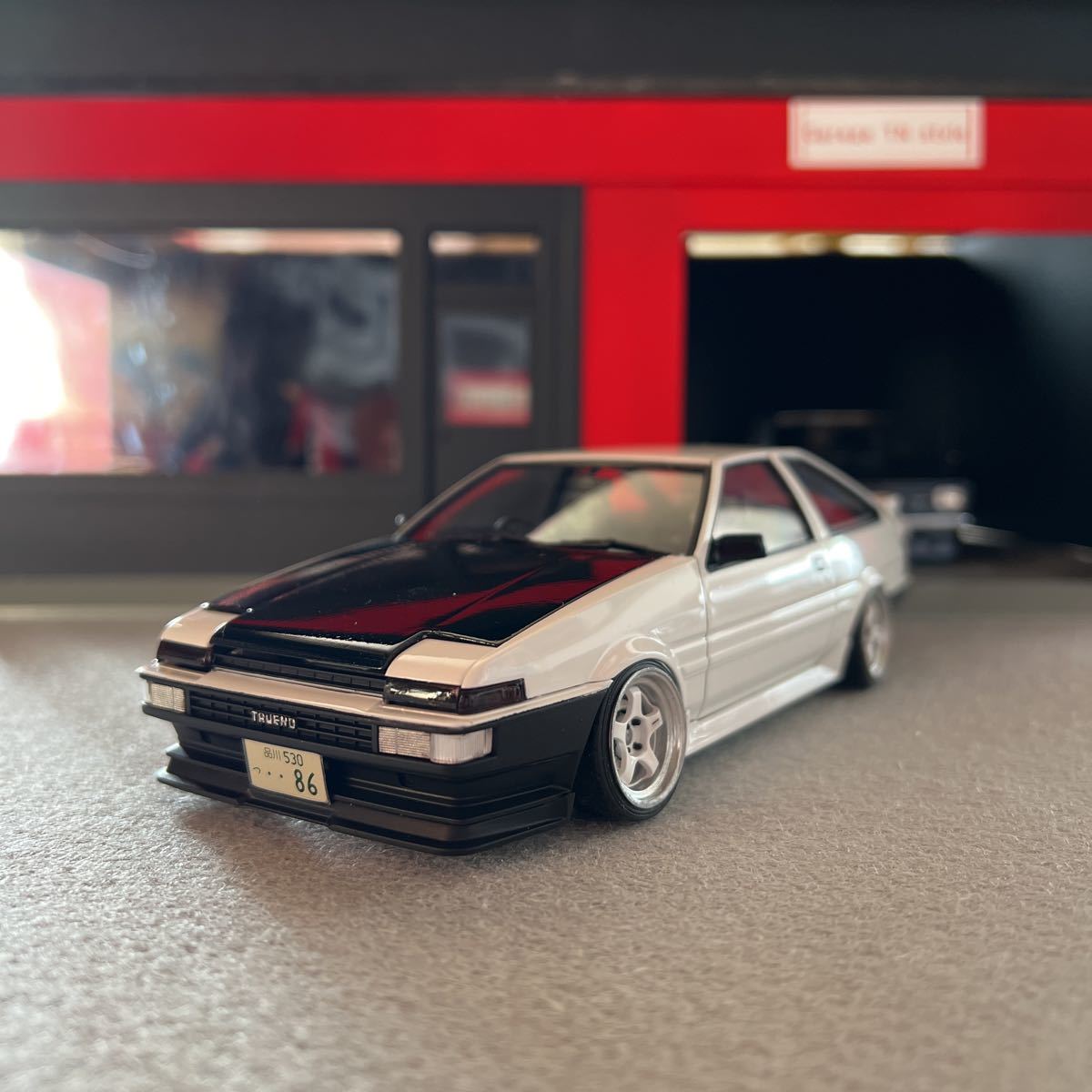 Yahoo!オークション - 1/24 アオシマ製 トヨタ スプリンタートレノ AE8...