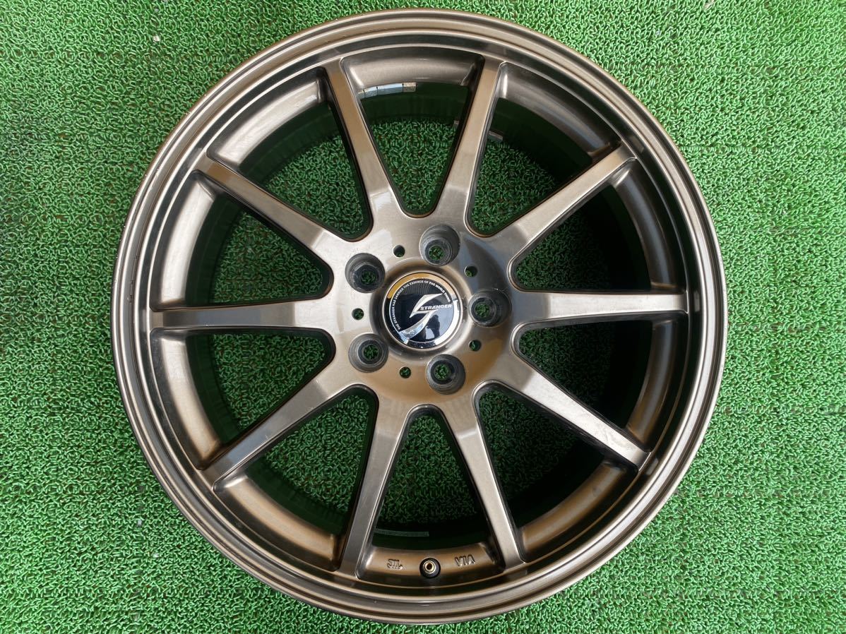 代購代標第一品牌－樂淘letao－18 インチアルミホイールSTRANGER 【 18×7.5J +38 PCD: 114.3×5H ハブ径: 73mm 】☆4本セット