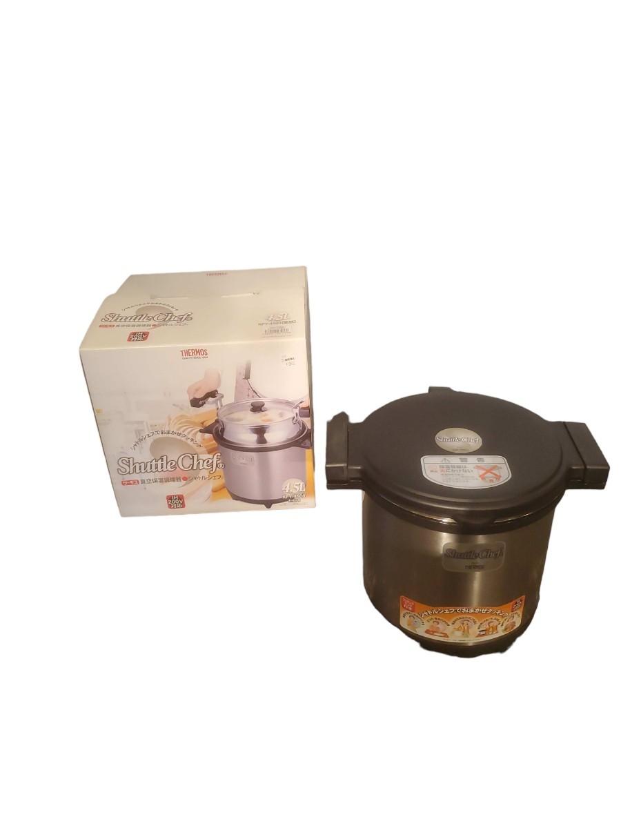 Yahoo!オークション - 12385 THERMOS/サーモス/真空保温調理器/KPYー45...