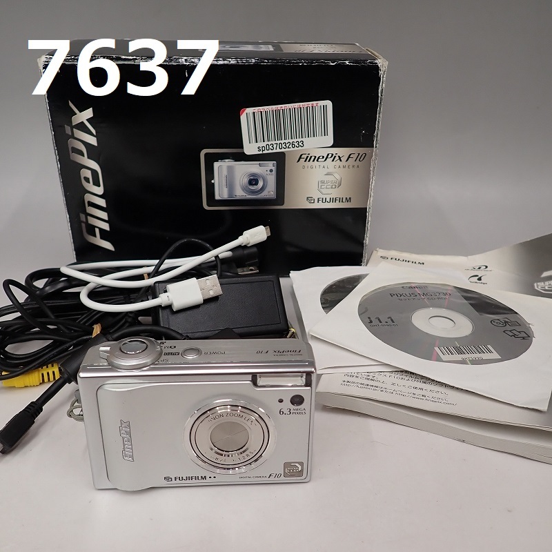 Yahoo!オークション - FK-7637 FUJI FILM FinePix F10 簡易動作OK/チャ...