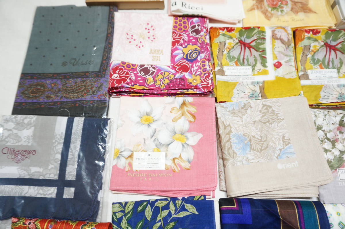 Yahoo!オークション - 【K35A】大量 40枚 ハンカチ レディース まとめ...