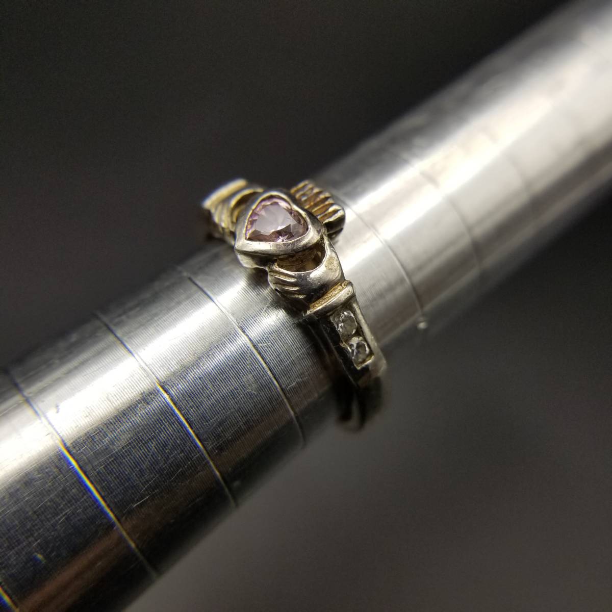 Yahoo!オークション - クラダ ハート リング キュービックジルコニア ...