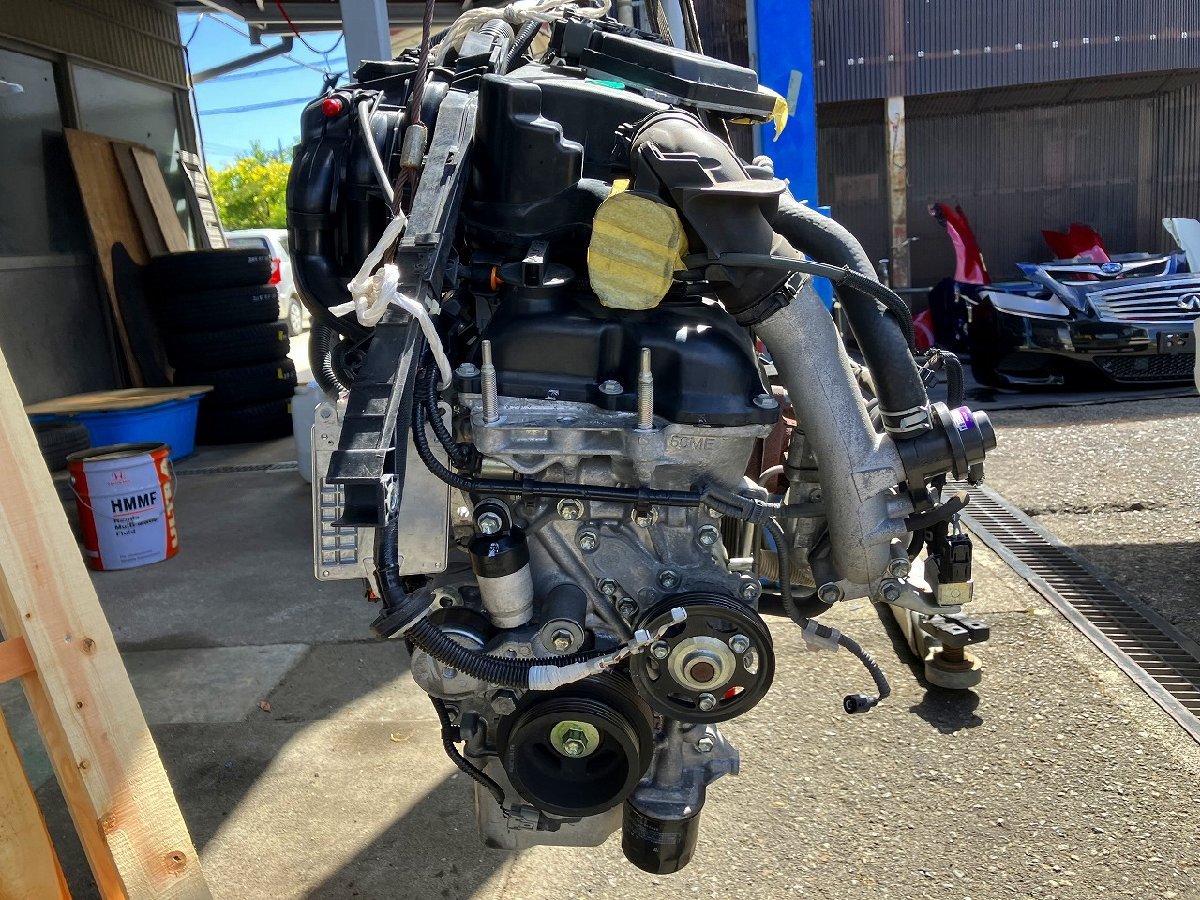 新S管理72949 H27 スペーシア DAA-MK42S R06Aターボ エンジン タービン インタークーラー ECU付き 走行距離76078km 実走行車外し(エンジン本体)｜売買された ...