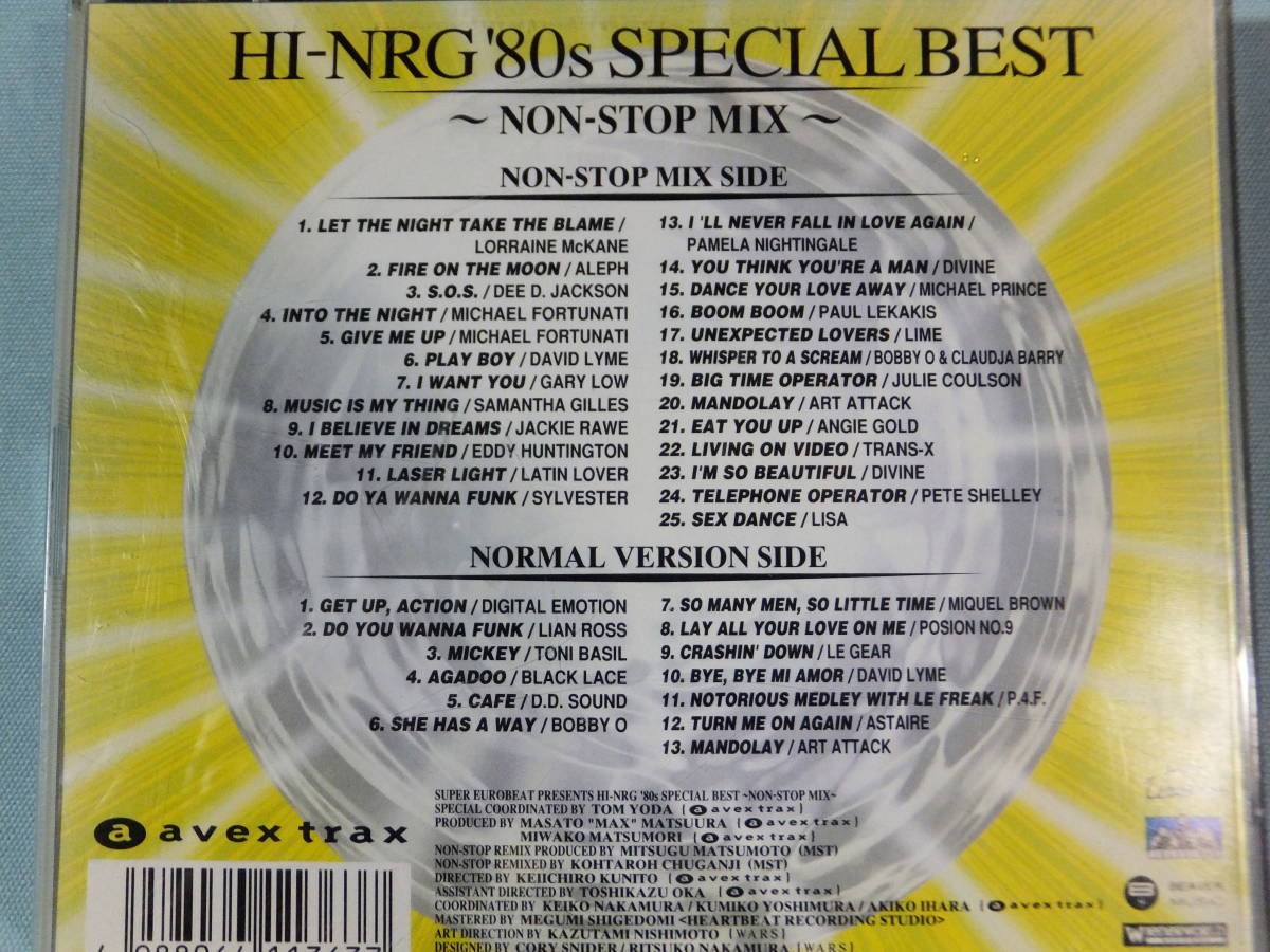 2CD HI-NRG '80s SPECIAL BEST ~NON-STOP MIX~ 1995(ユーロビート)｜売買されたオークション情報、yahooの商品情報をアーカイブ公開 ...