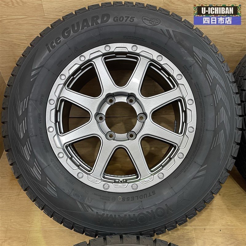 ハイラックス サーフ プラド等に ヨコハマ スタッドレスセット G075 265/65R17 オフパフォーマー RT-8 17インチ×7.5 +28 6H 139.7 006(スタッドレス ...
