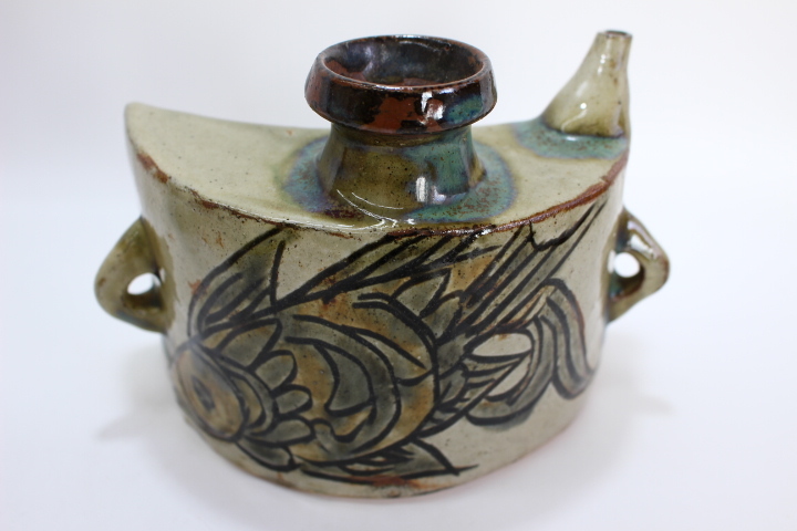 Yahoo!オークション - e046 技工名品 琉球 壼屋焼 人間国宝 名工 金城...