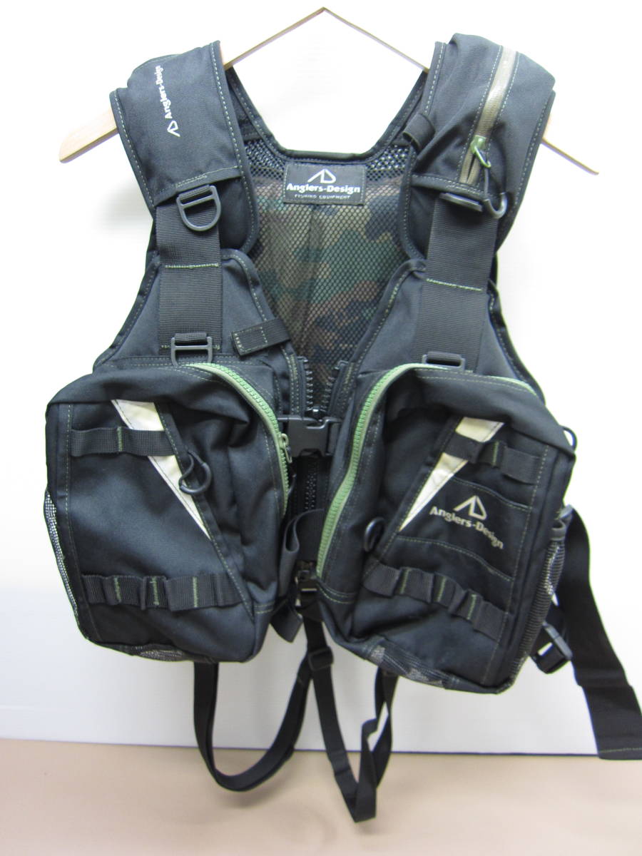 Yahoo!オークション - K127[10](ベスト) 中古品 Anglers-Design フロー...