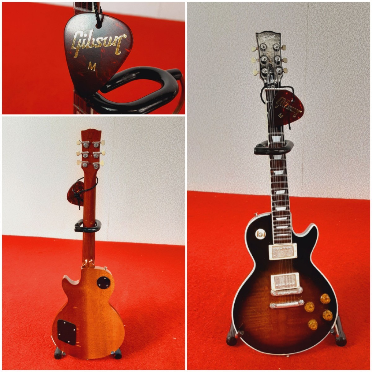 Yahoo!オークション - 7907-03 ギブソン/Gibson ミニチュアギター 4個...